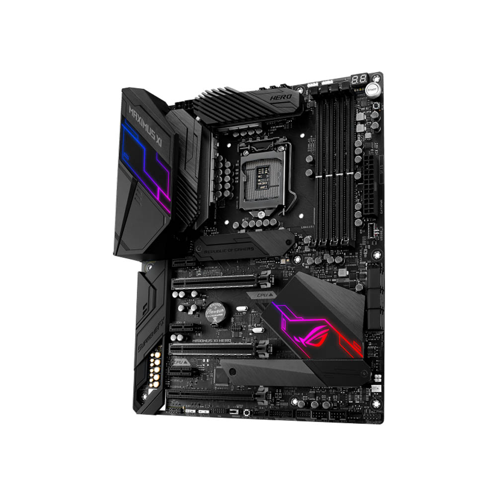Mainboard ASUS ROG MAXIMUS XI HERO ( Intel Z390, LGA 1151, ATX, 4 khe ...